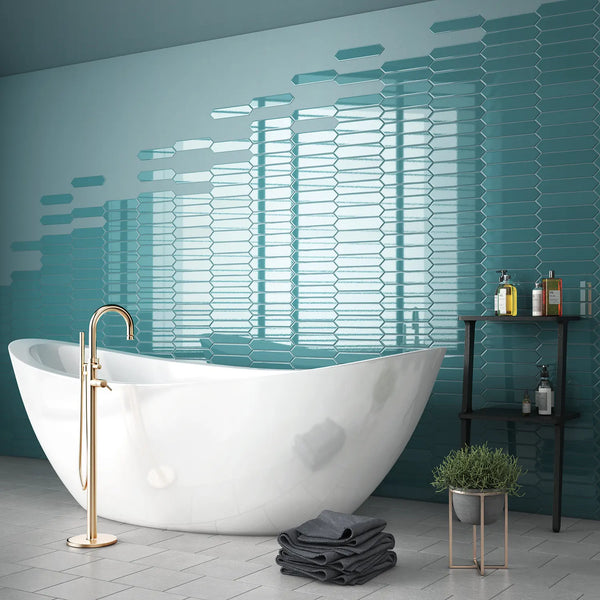 Arrow Gloss Ceramic Wall Tile 50 x 250mm – Spectiles